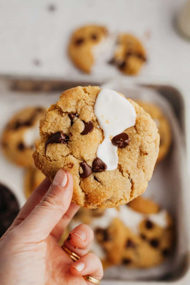 Marshmallow Chocolate Chip Cookies - Recipe by Alpine Ella