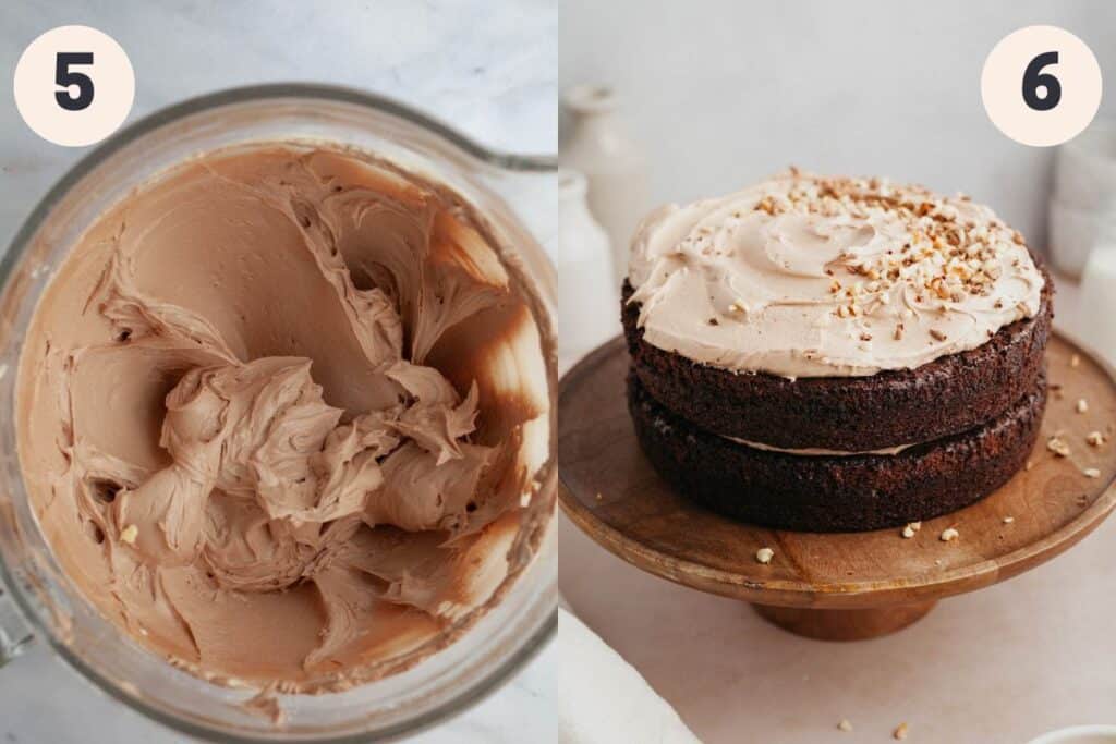 Nutella Filled Cake - Alpine Ella