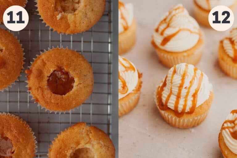 Caramel Filled Cupcakes - Alpine Ella