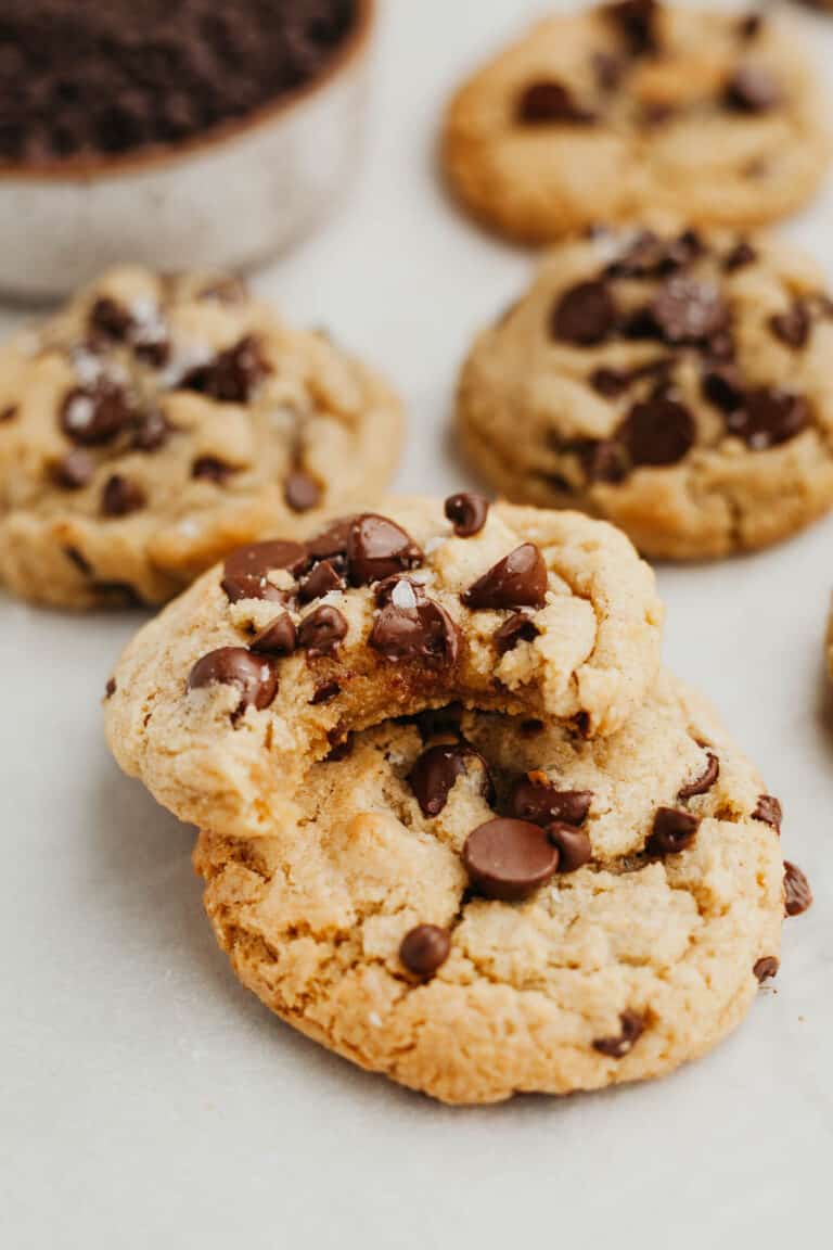 Bakery Style Chocolate Chip Cookies - Alpine Ella