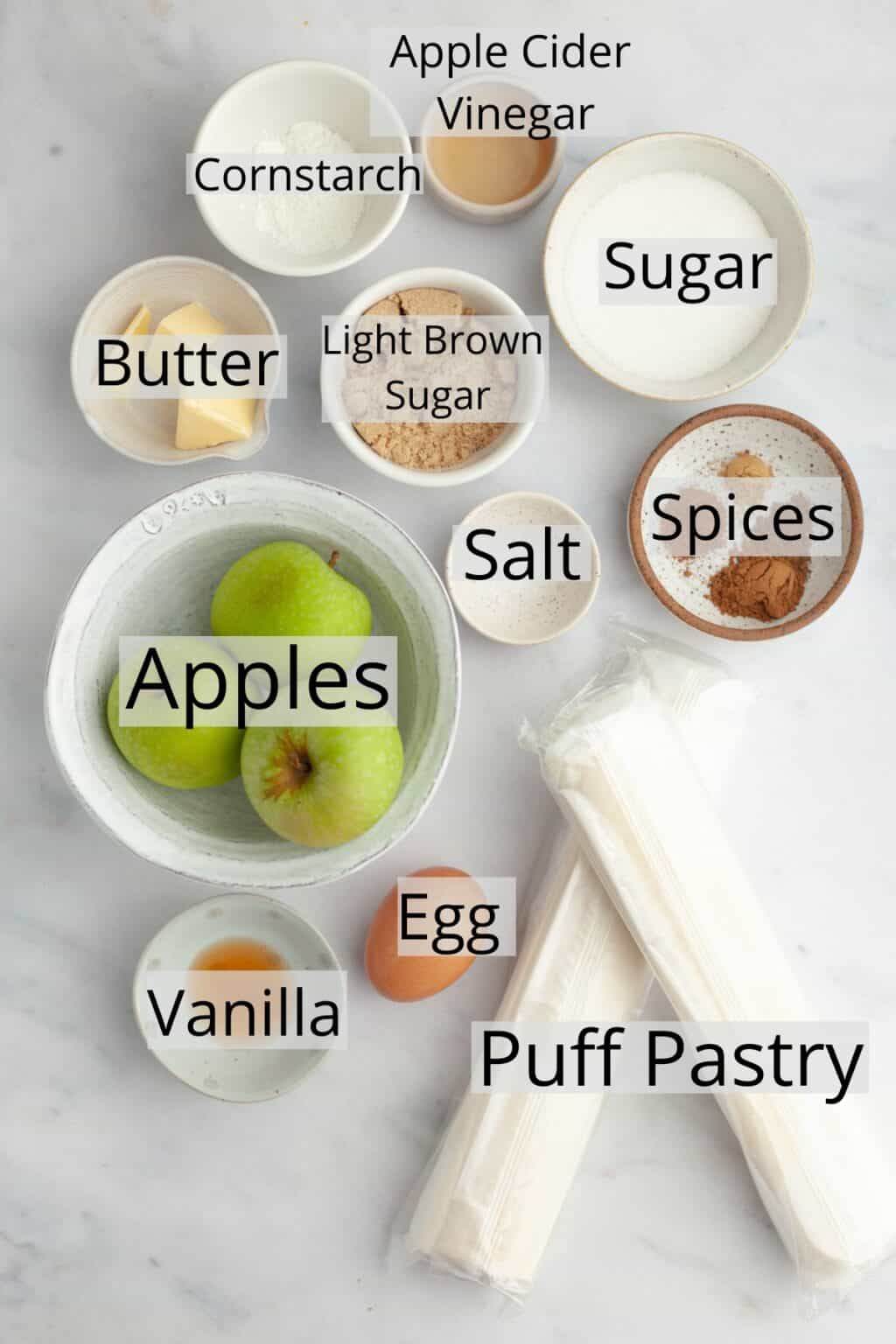 Mini Apple Pies with Puff Pastry - Alpine Ella