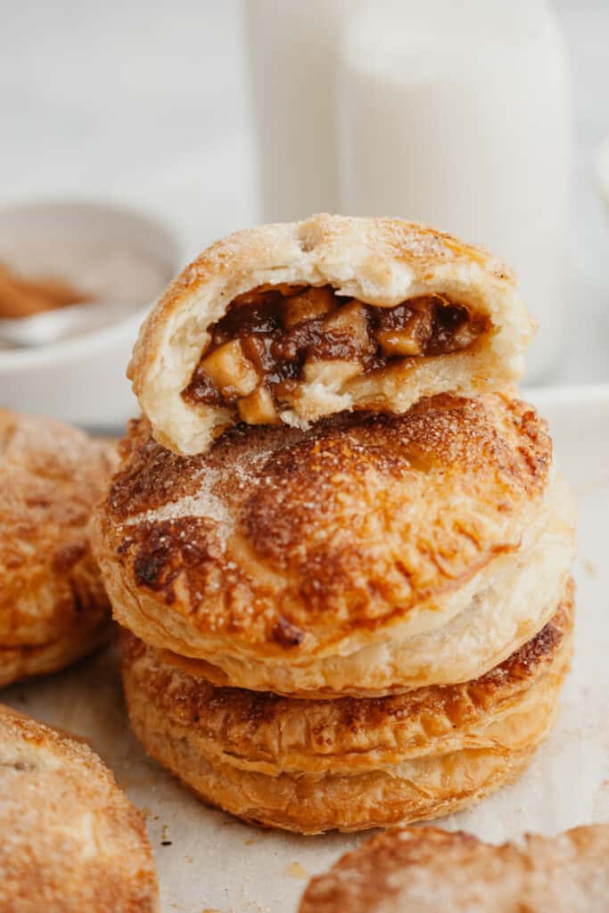 Mini Apple Pies with Puff Pastry - Alpine Ella