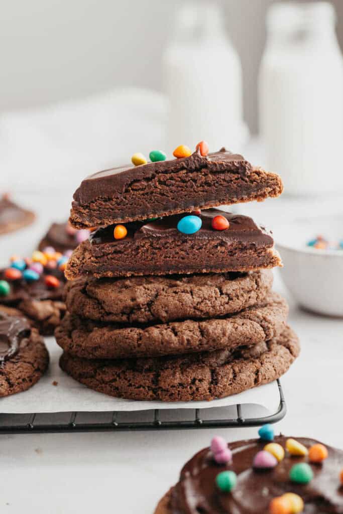Cosmic Brownie Cookies - Alpine Ella