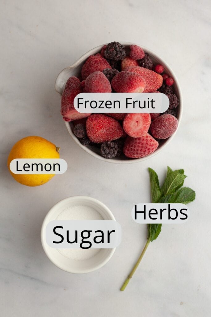 Easy Mixed Berry Compote (with frozen fruit) - Alpine Ella