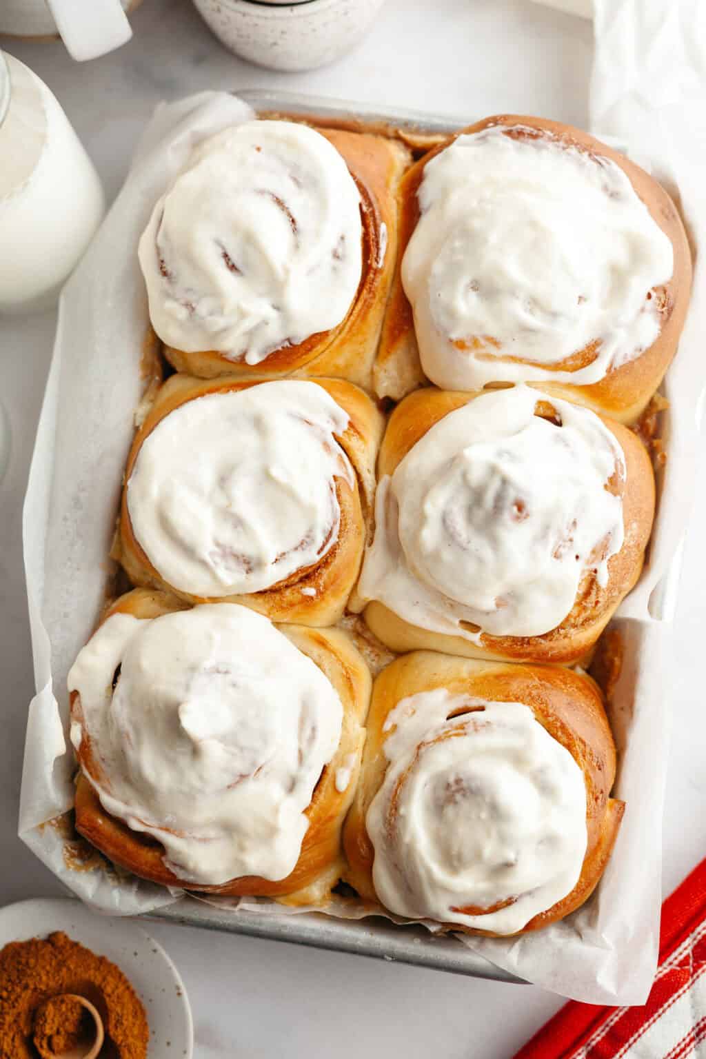 Homemade Small Batch Cinnamon Rolls (6 Rolls!) - Alpine Ella